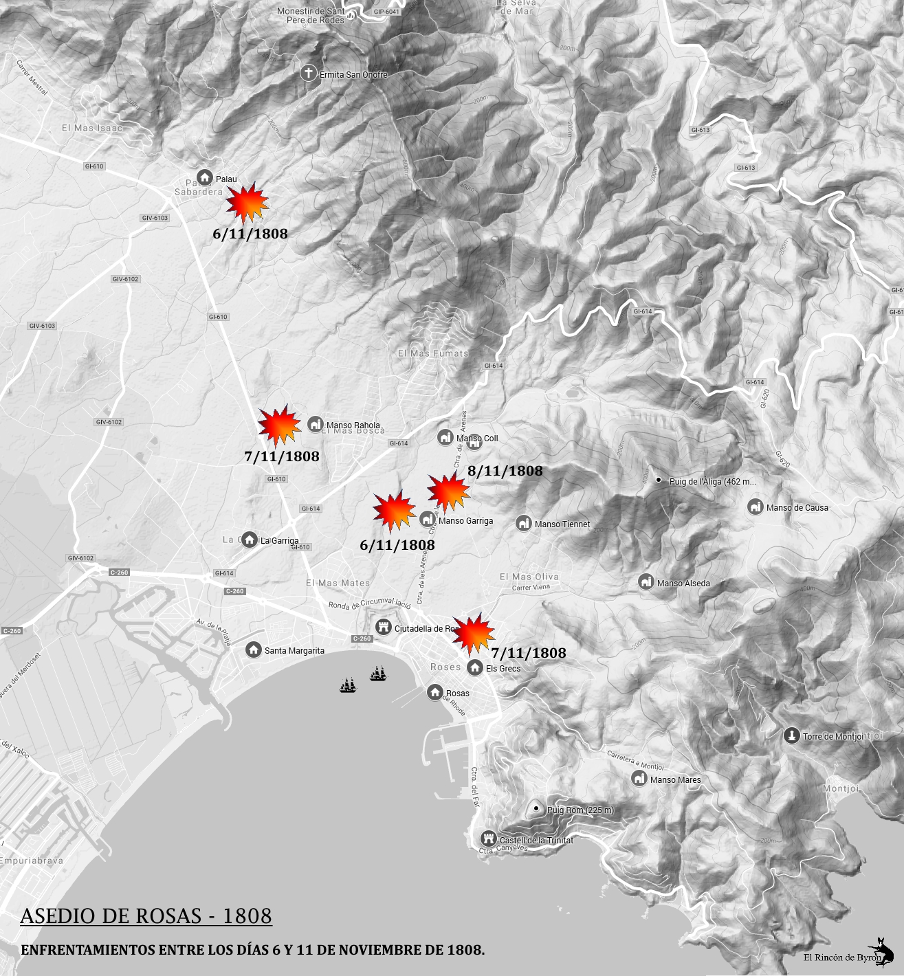 El asedio de Roses de 1808. Tres ejércitos y una fortaleza (I)