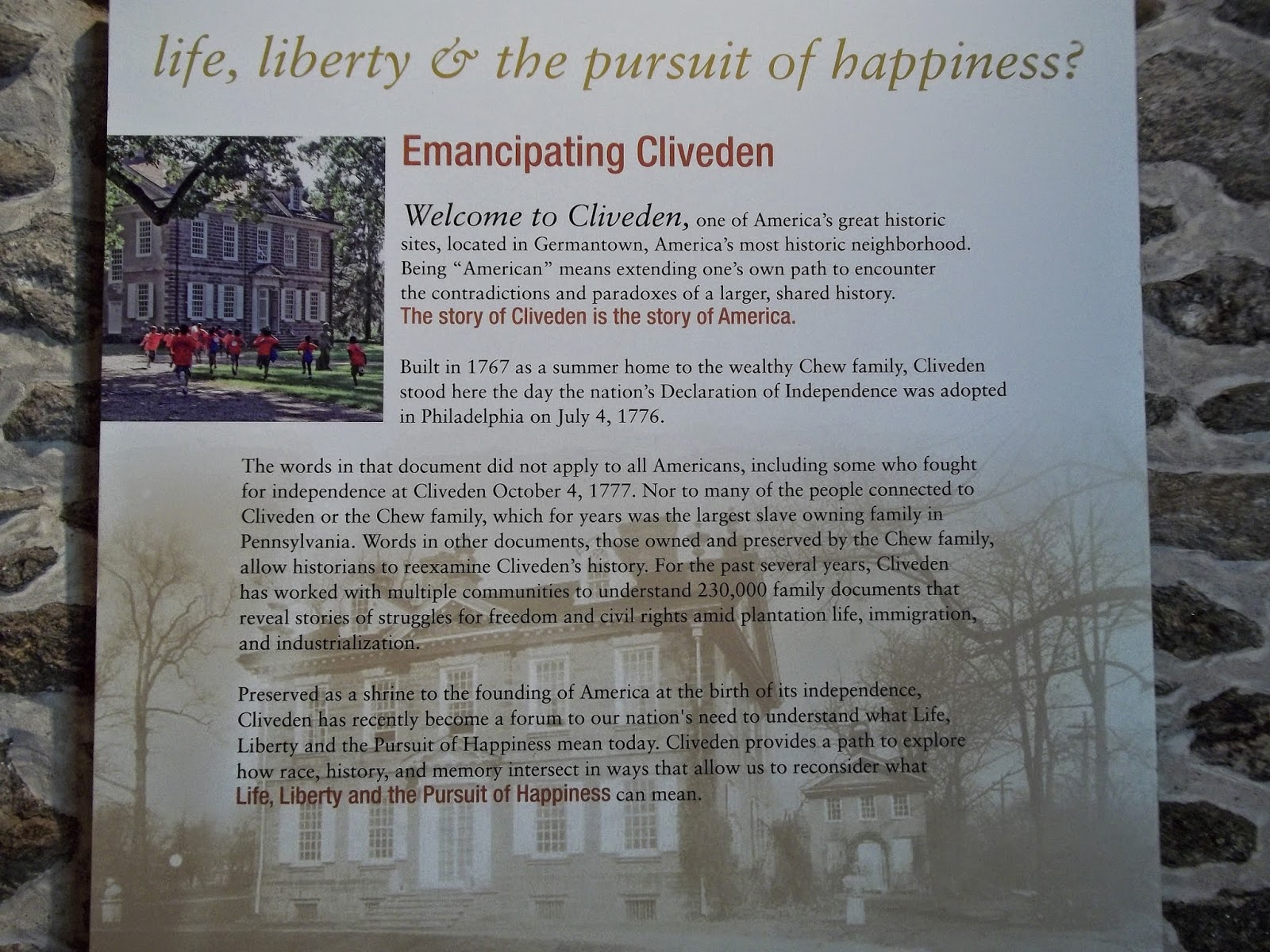 Mz. Huby's History and Genie Journeys: Cliveden and the Battle of ...