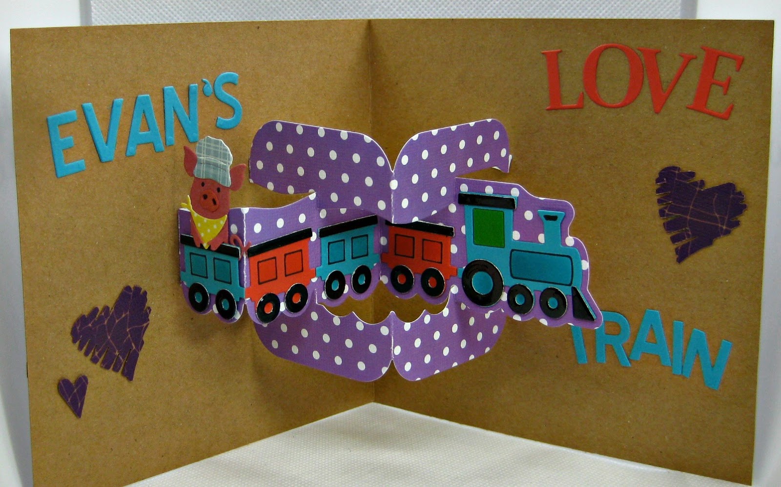 Karen's Kreative Kards: First Train Pivot Panel Card With Karen ...