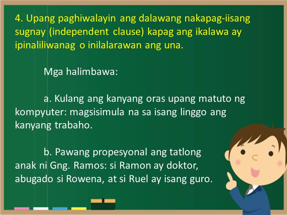 FILIPINO TUTORIAL: Wastong Gamit ng Tutuldok o Colon