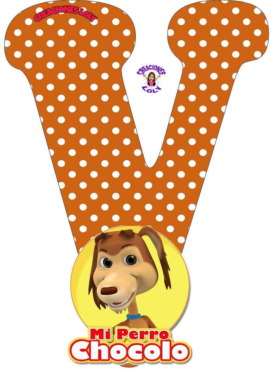 Creaciones Loly: Abecedario Mi Perro Chocolo