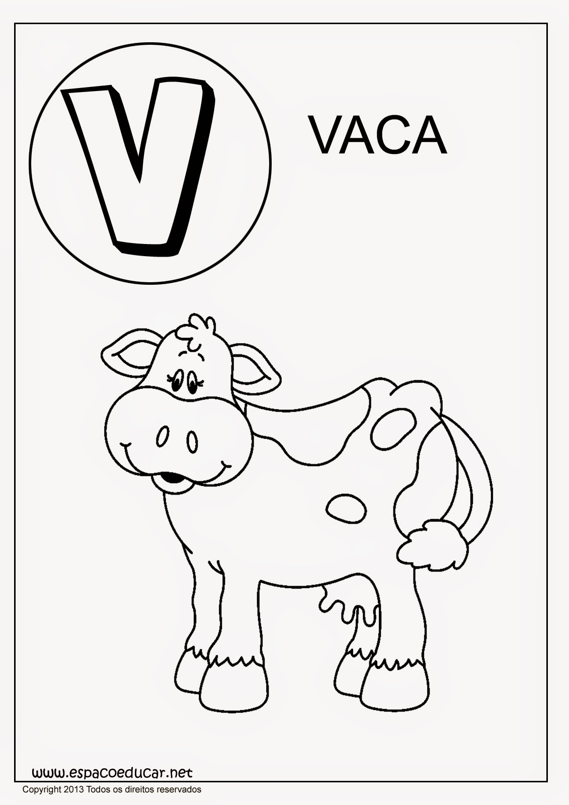 Alfabeto de colorir - Alfabeto para colorir, pintar, imprimir ou fazer ...