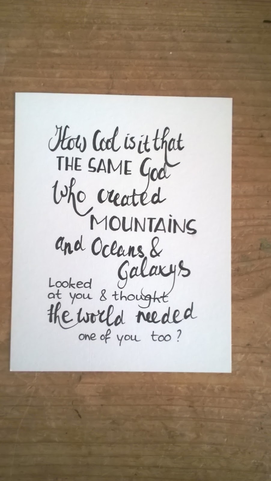 VanRenee: Handletteren bijbeltekst. Christelijk handletteren