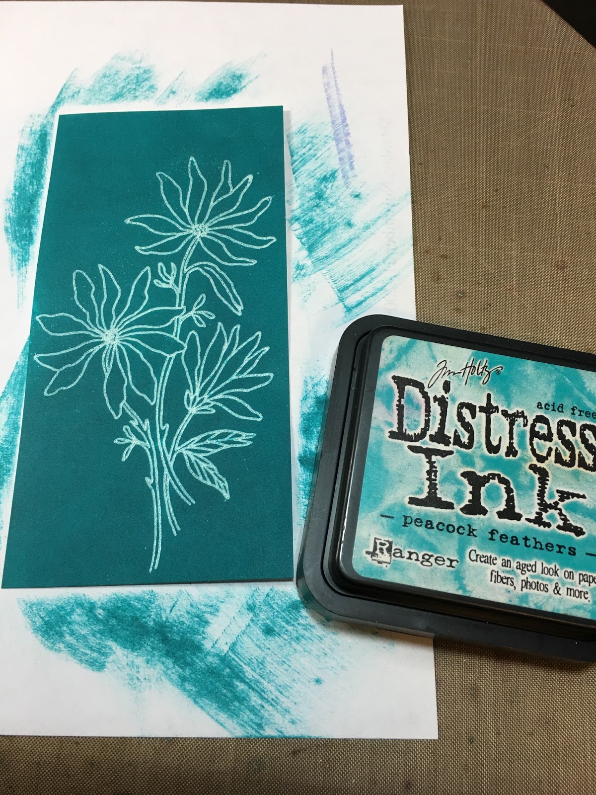 Backporch: Technique of the Week: Distress Ink Lifting