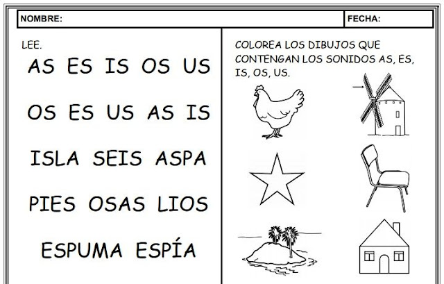 INFANTILBELEN: TRABAJAMOS CON LAS SÍLABAS INVERSAS:PALABRAS CON S