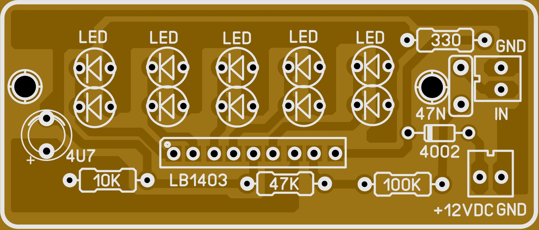 PCB LED 10 Bar LB1403 – BLOGKAMARKU