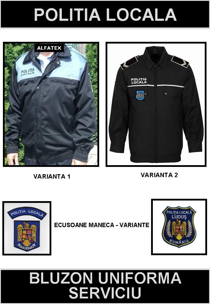 UNIFORME SI ECHIPAMENTE POLITIA LOCALA: IMBRACAMINTE