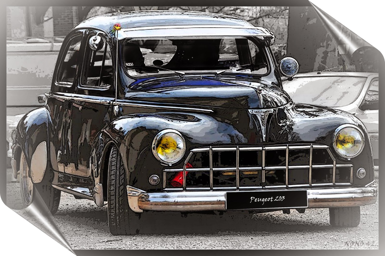 autos/motos: Peugeot 203 Custom