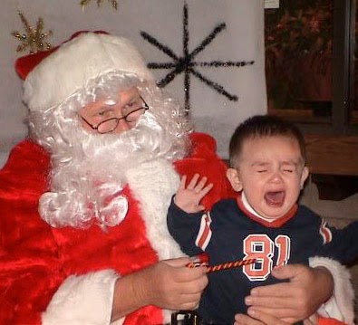 Photos of Kids Who Are Scared of Santa Claus