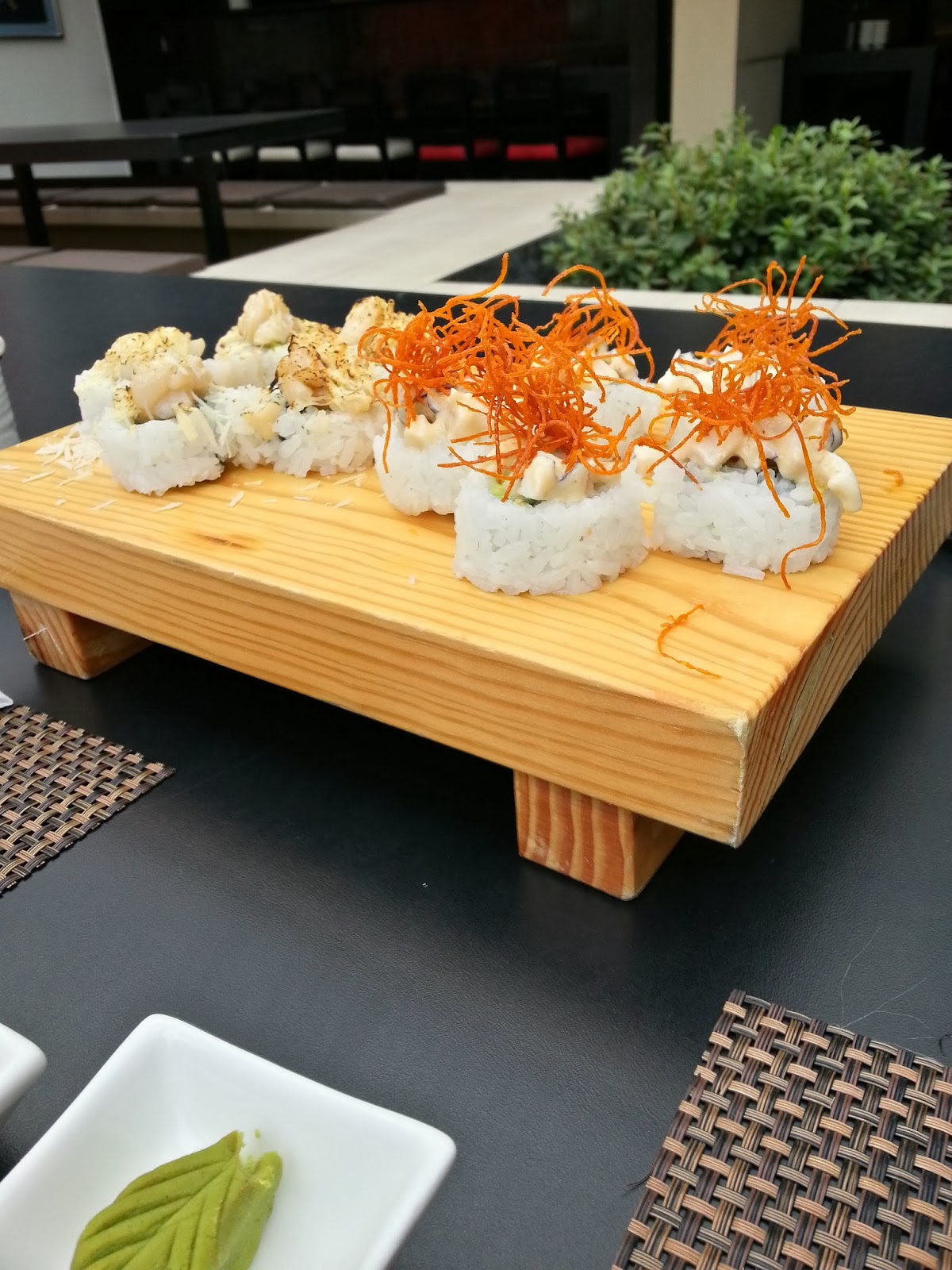 Flor de Sal: Comendo sushi em Miraflores