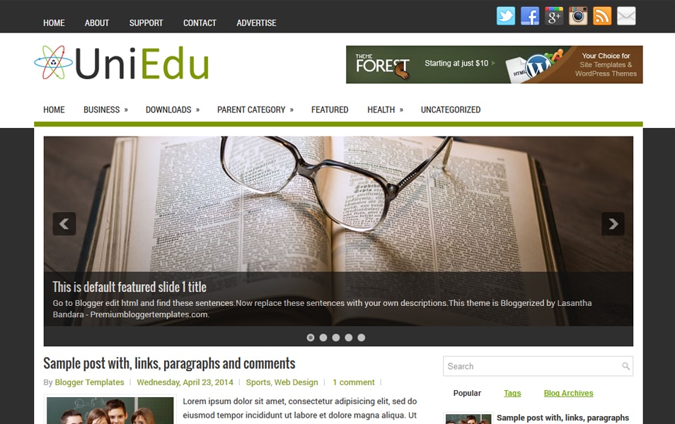 The Best Free Responsive Blogger Templates For Download