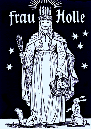 The Goddess House: Frau Holle - Germanic Goddess of Winter