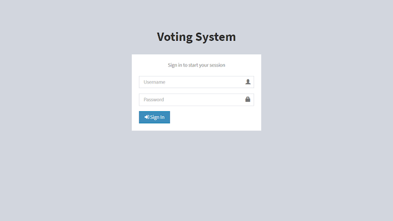 Advance Voting Management System in php mysql with Source Code | Free ...