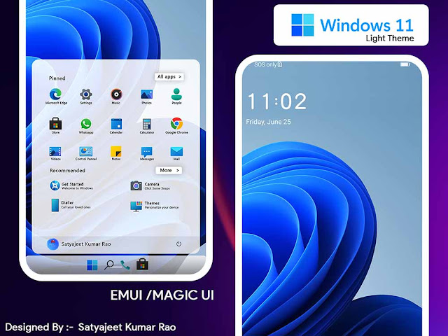 Windows 11 Premium EMUI Theme for EMUI 11/10/9.1/9 & Magic UI 4