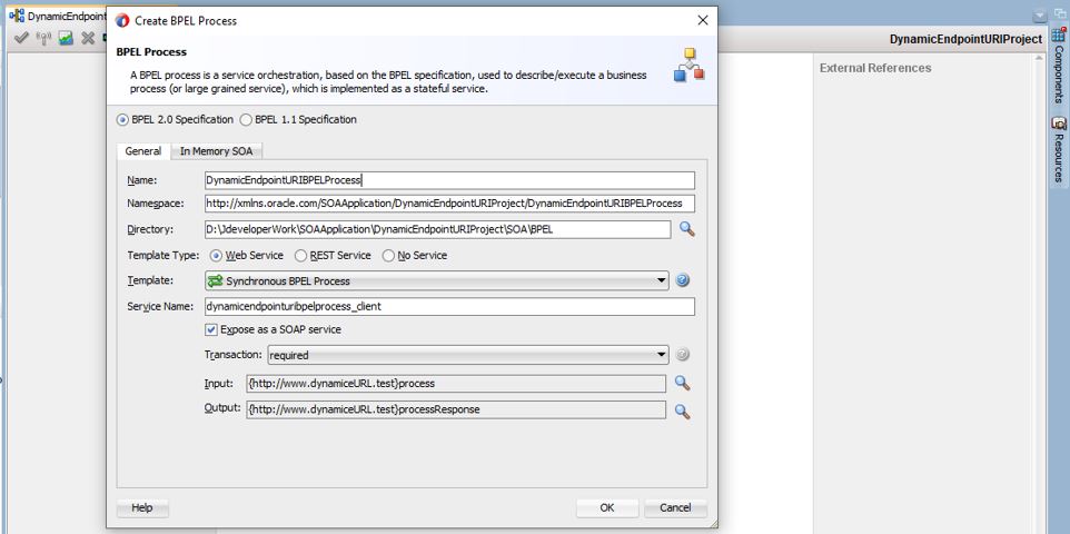 soalicious: 12c SOA -BPEL - How to set the service endPoint URI ...