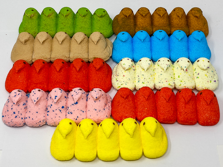 Tales of the Flowers: A Peeps Face-off taste test comparison! Which ...