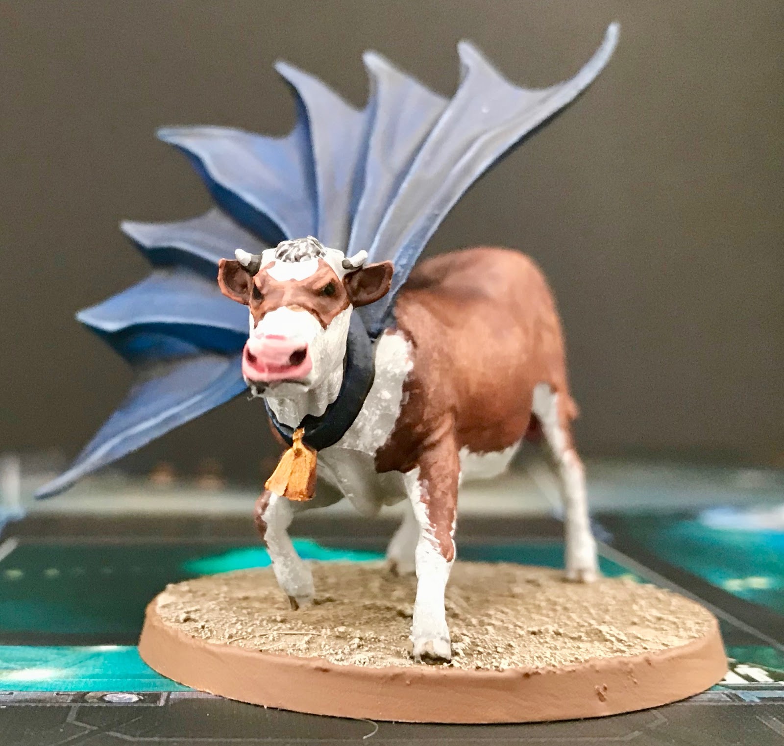 Wargaming with Barks: Batcave menagerie- Bats, Bat-Cow and a T. rex