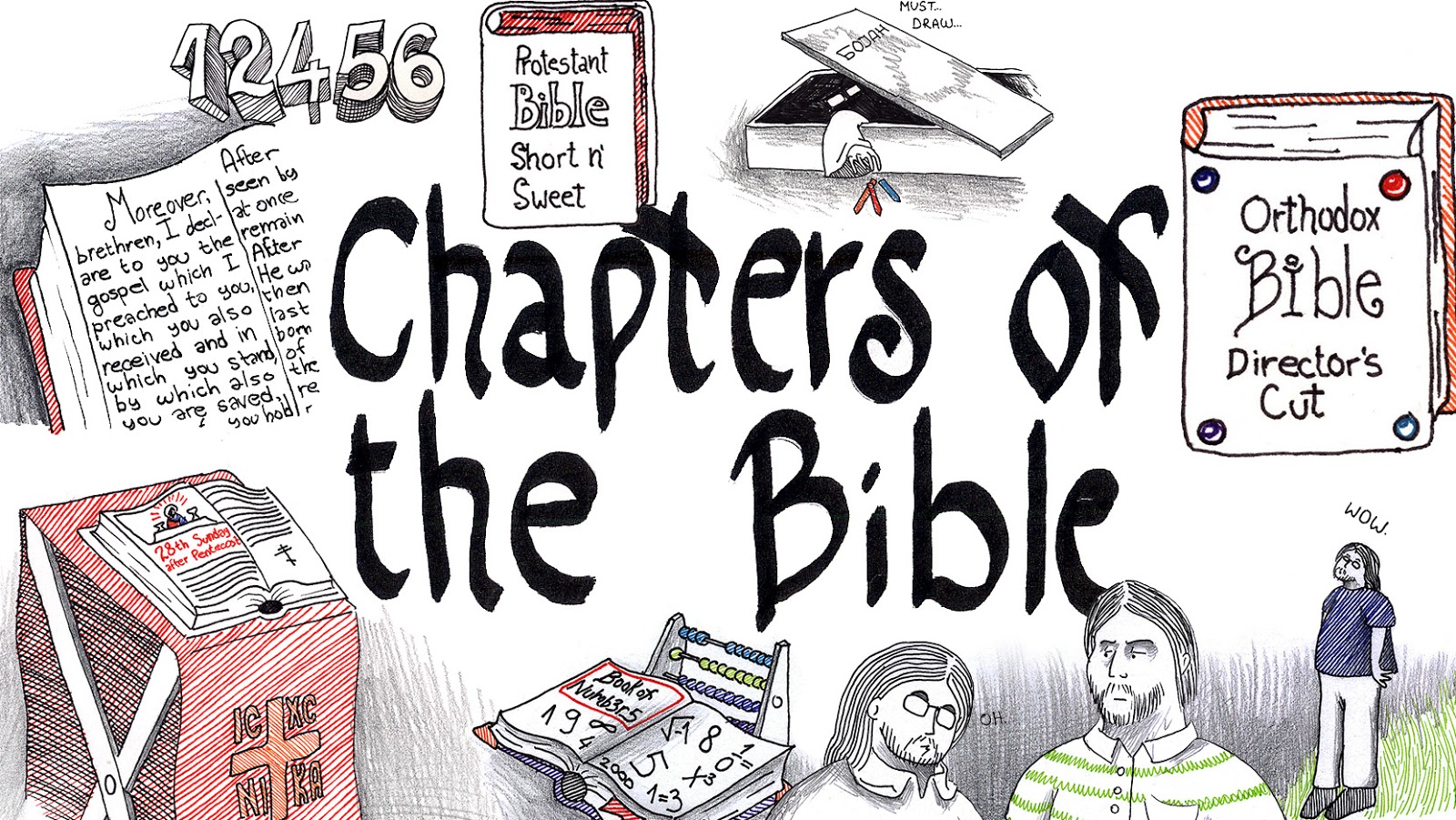 Bible Illustrated Scripts: 5. Chapters of the Bible