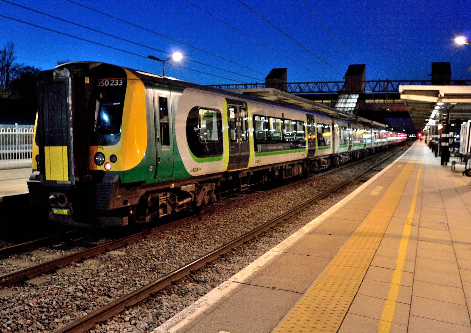 'Along These Tracks' Train Photos Site : Night Photo London Midland ...