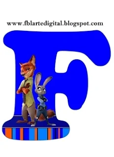 Alfabeto de Zootopia. - Oh my Alfabetos!
