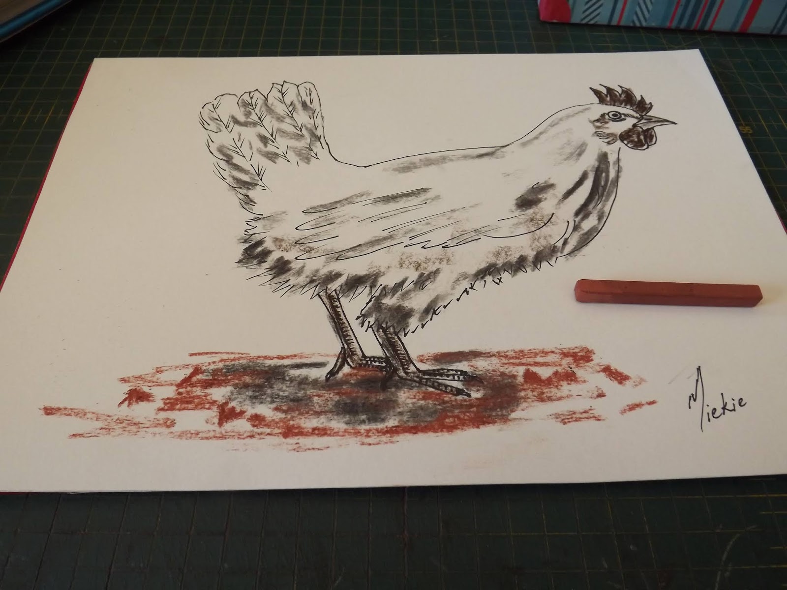 A Pretty Talent Blog: How to draw: A Chicken