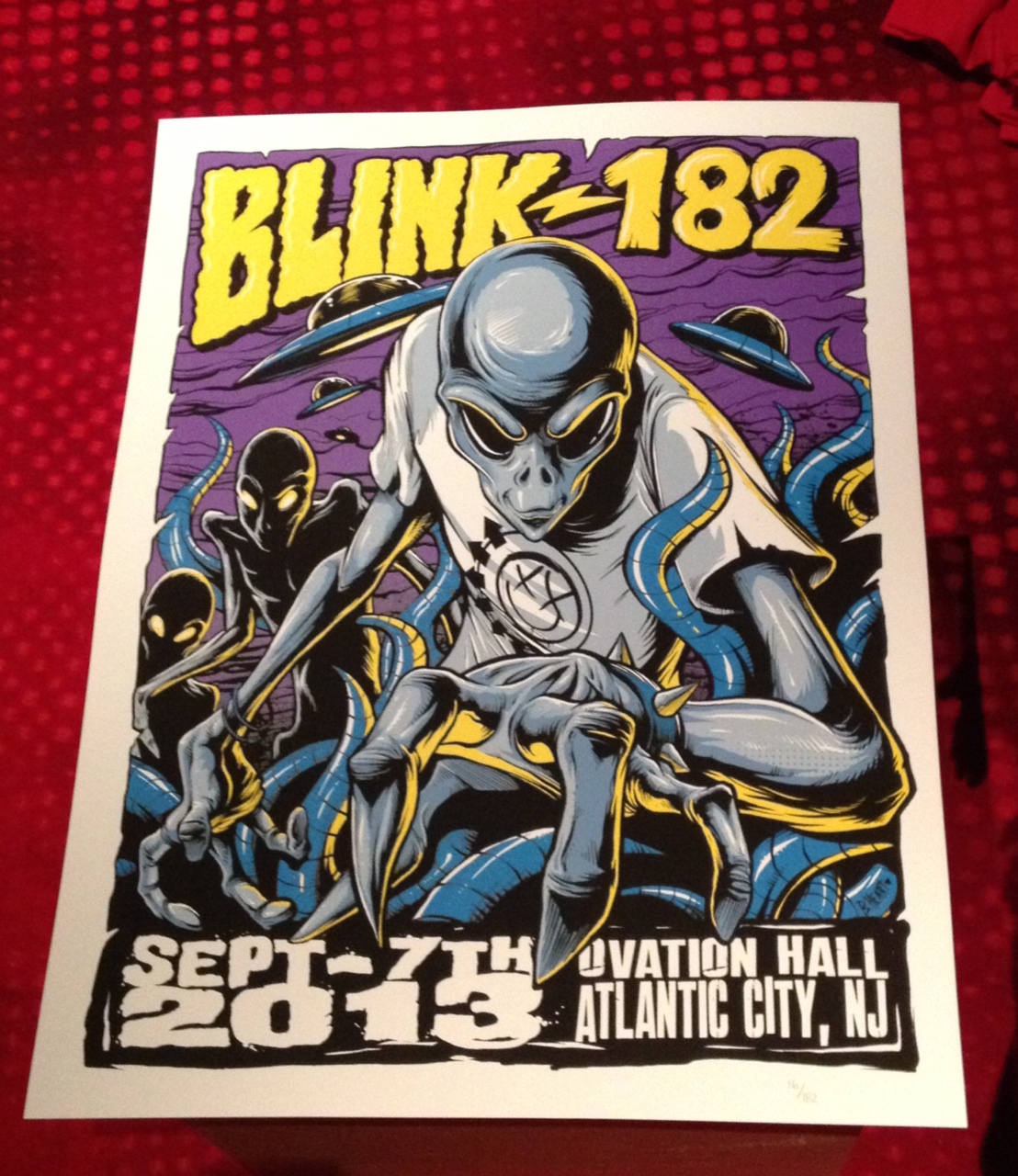 INSIDE THE ROCK POSTER FRAME BLOG: Maxx242 & Brandon Heart Blink 182 ...