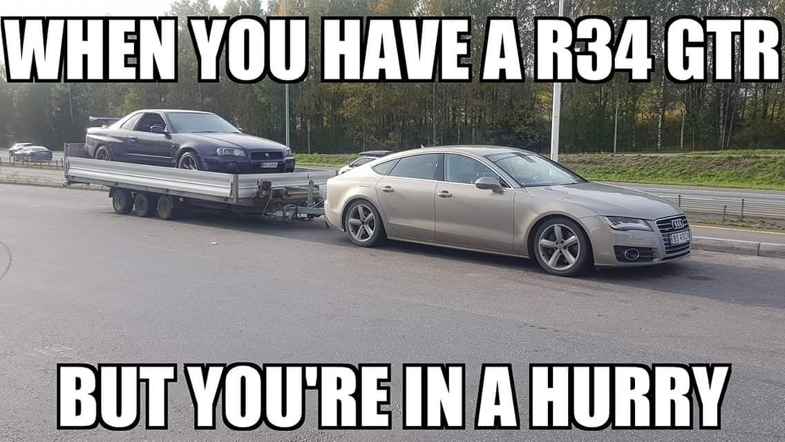 The Best R34 Nissan Skyline Memes - Nissan Skyline GT-R s and GTR ...