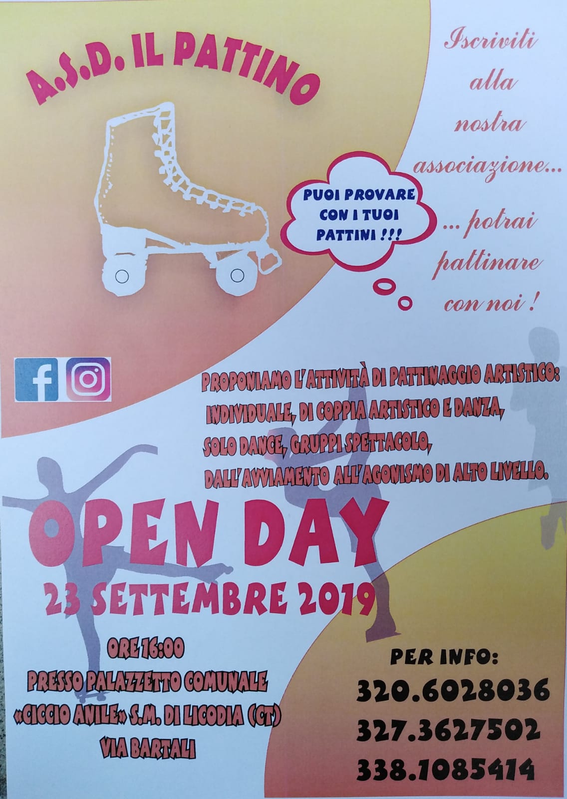 "Il Pattino catania" scuola di pattinaggio artistico