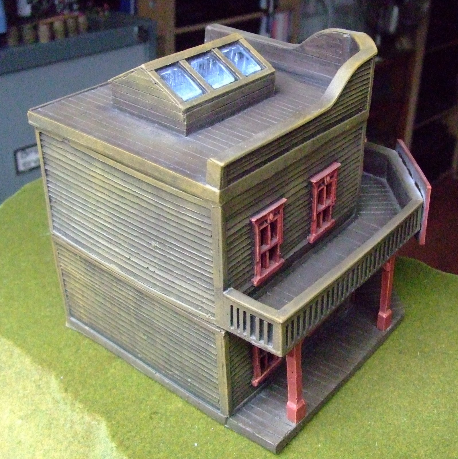 The Angry Lurker: 28mm Wild West "Grand Hotel" in the town of Angry!