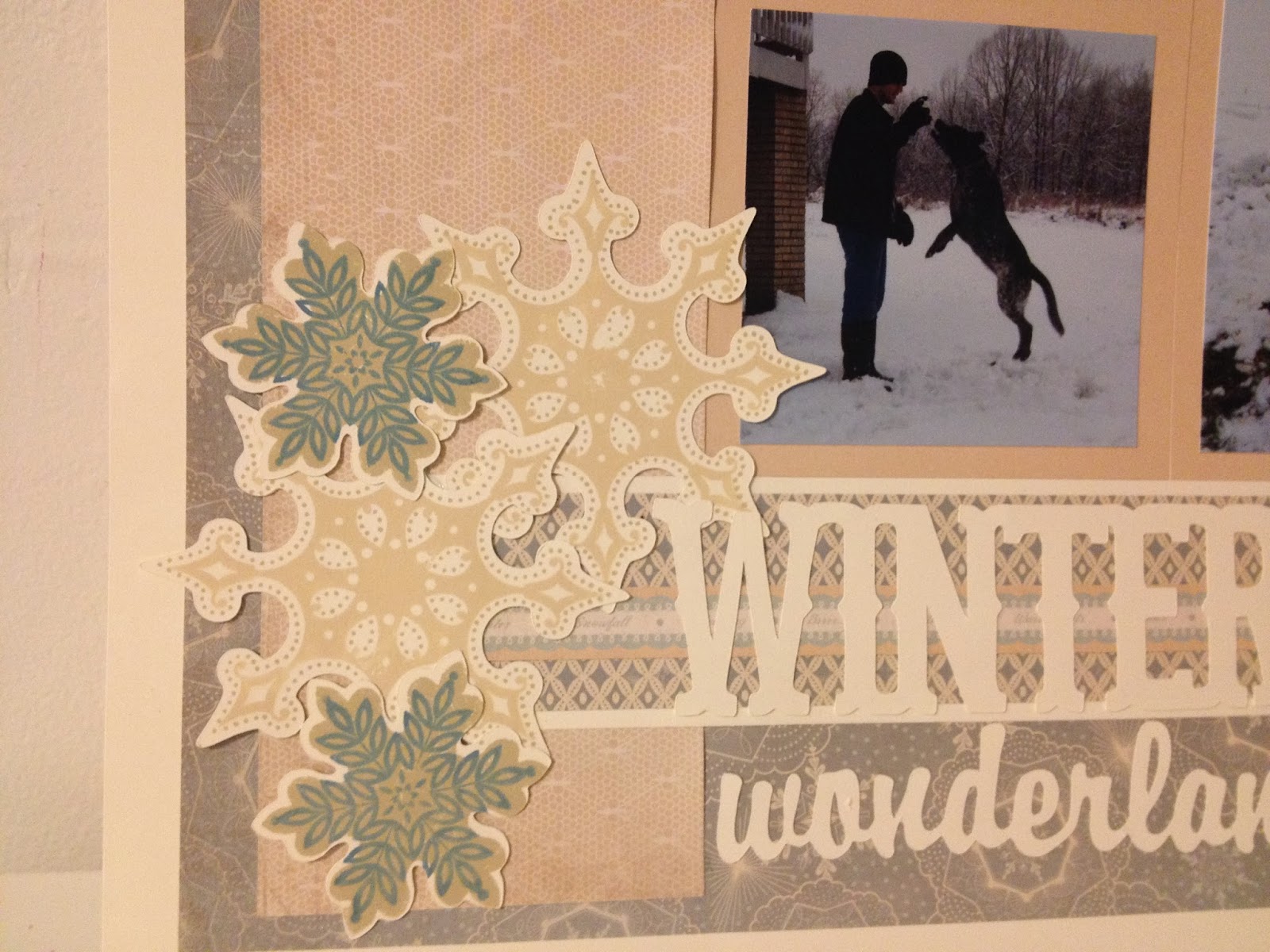 Scrapbook with Kira: Frosted Winter Wonderland Layout