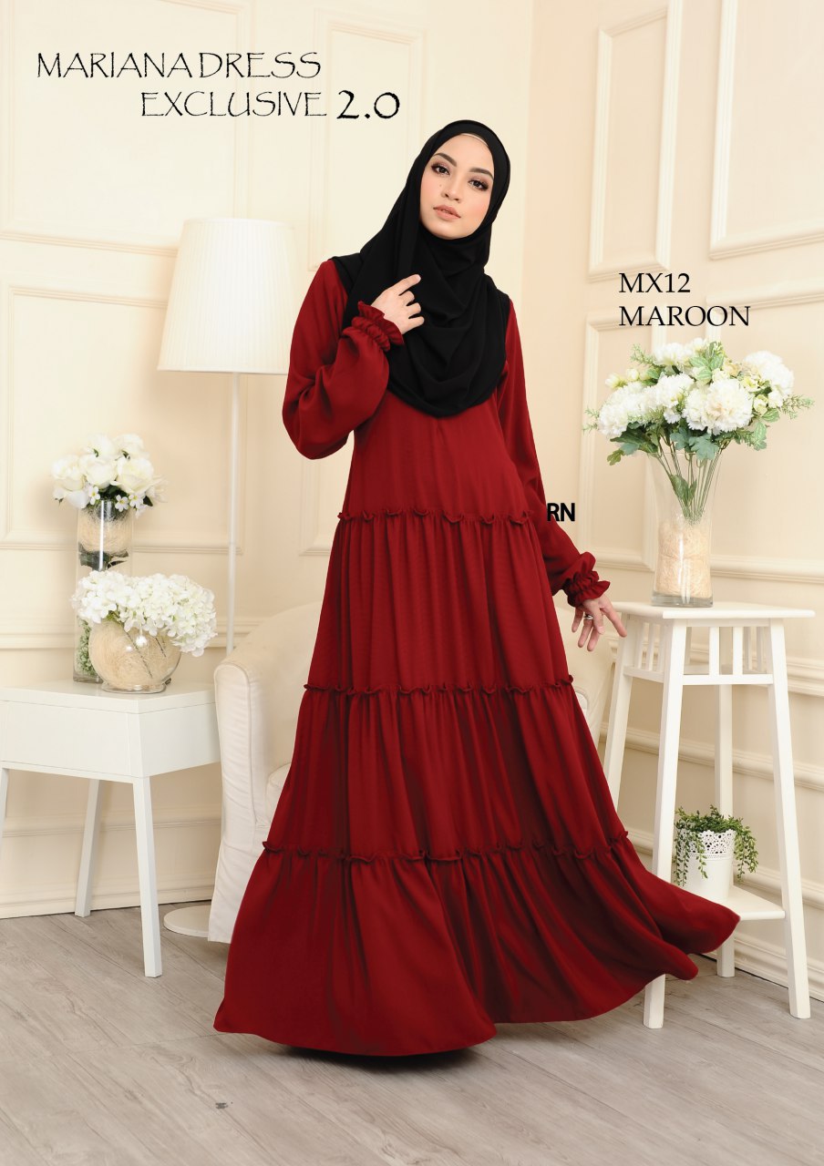 KOLEKSI PAKAIAN MUSLIMAH: MARIANA EXCLUSIVE 2.0 (RN)