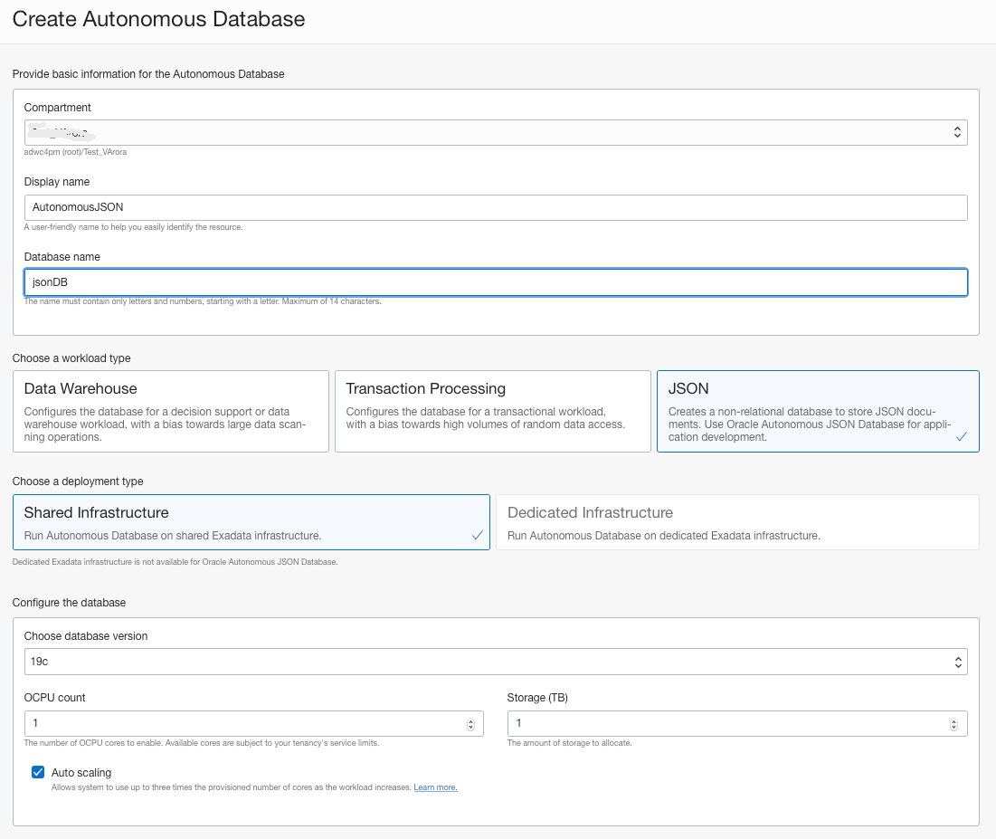 Introducing Oracle Autonomous JSON Database for application developers | DB Exam Study