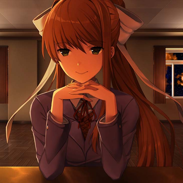 Monika (With Sound - 720p) Wallpaper Engine