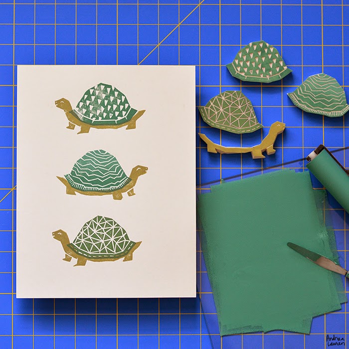 Ink Print Repeat by Andrea Lauren: July 2014