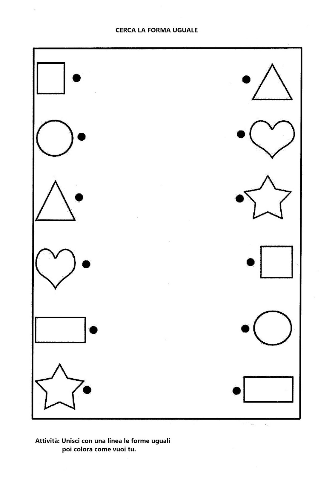 I. C. S. "Maria Schininà" Scuola Infanzia Ragusa: Le forme