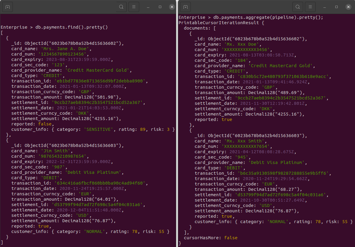 Paul Done's Technical Blog: MongoDB Data Masking Examples Paul Done's Technical Blog: MongoDB Data Masking Examples