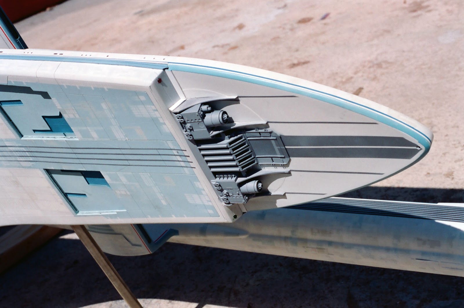 The Trek Collective: Excelsior class miniature behind the scenes photos