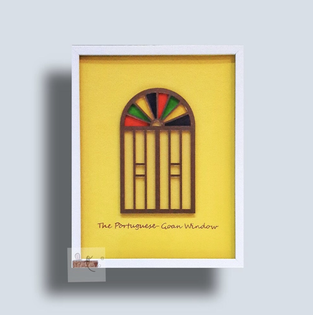 The Goan Windows as wall decor