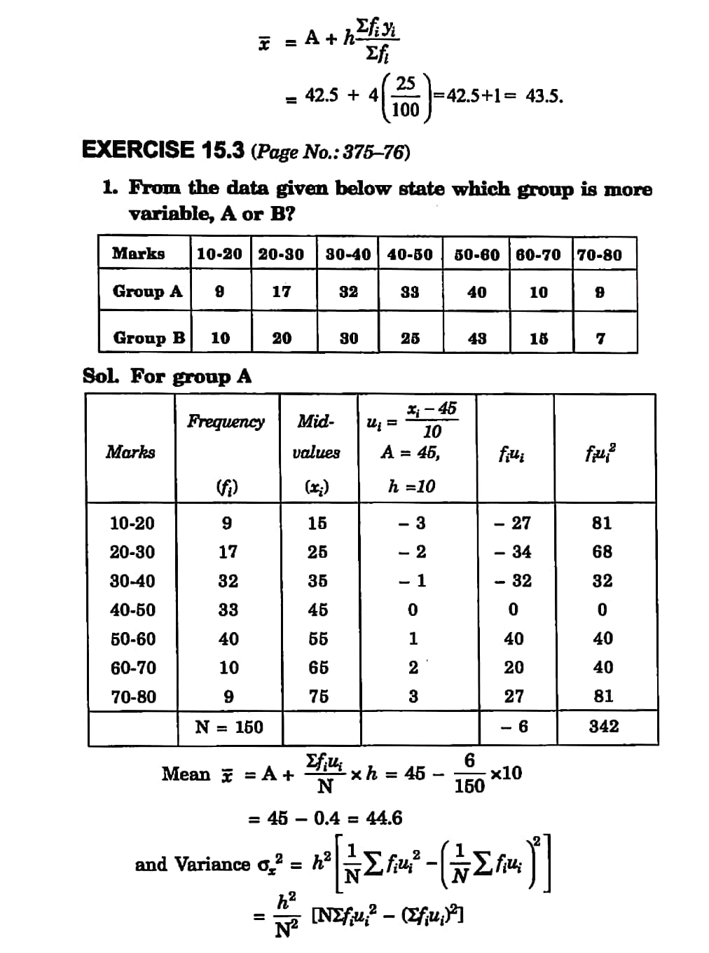 Statistics class 11 math - Studypur