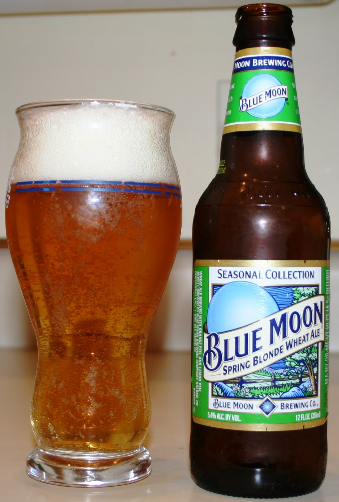 The Insurance Guy's Beer Blog: 151. Blue Moon Spring Blonde Wheat Ale