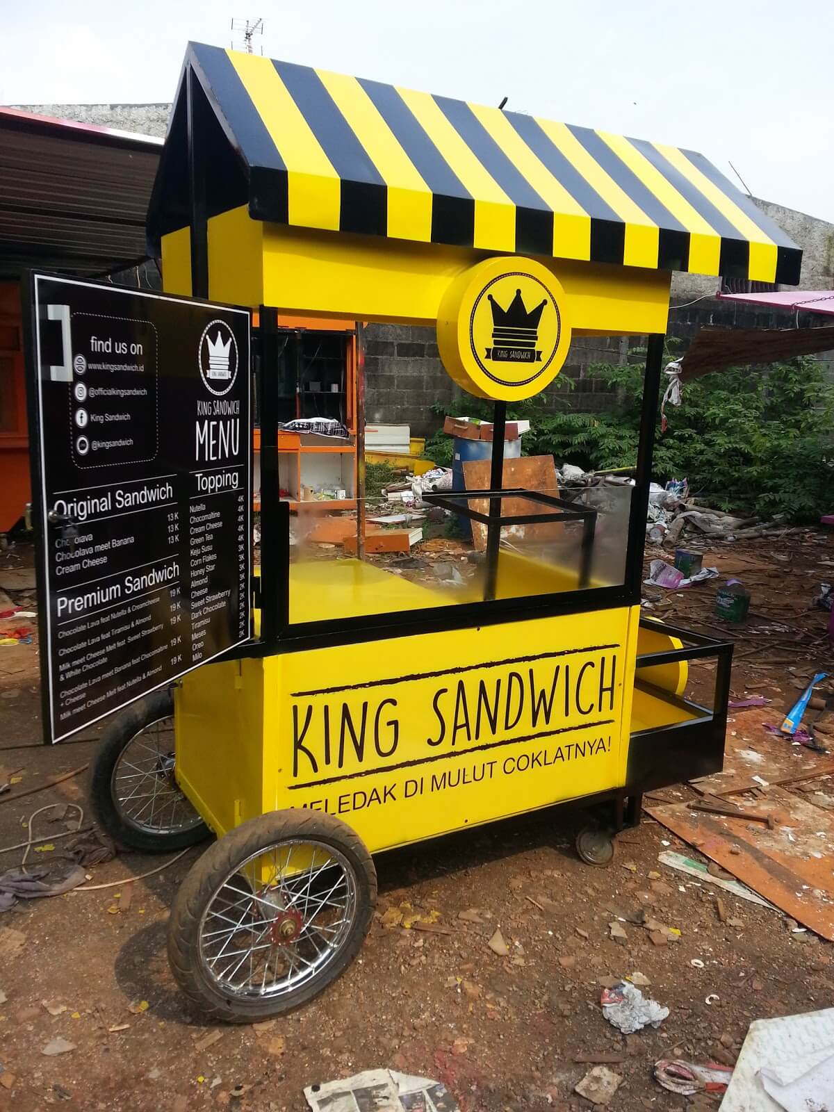 10 Desain Gerobak Minimalis Untuk Jualan Aneka Kuliner Contoh Usaha