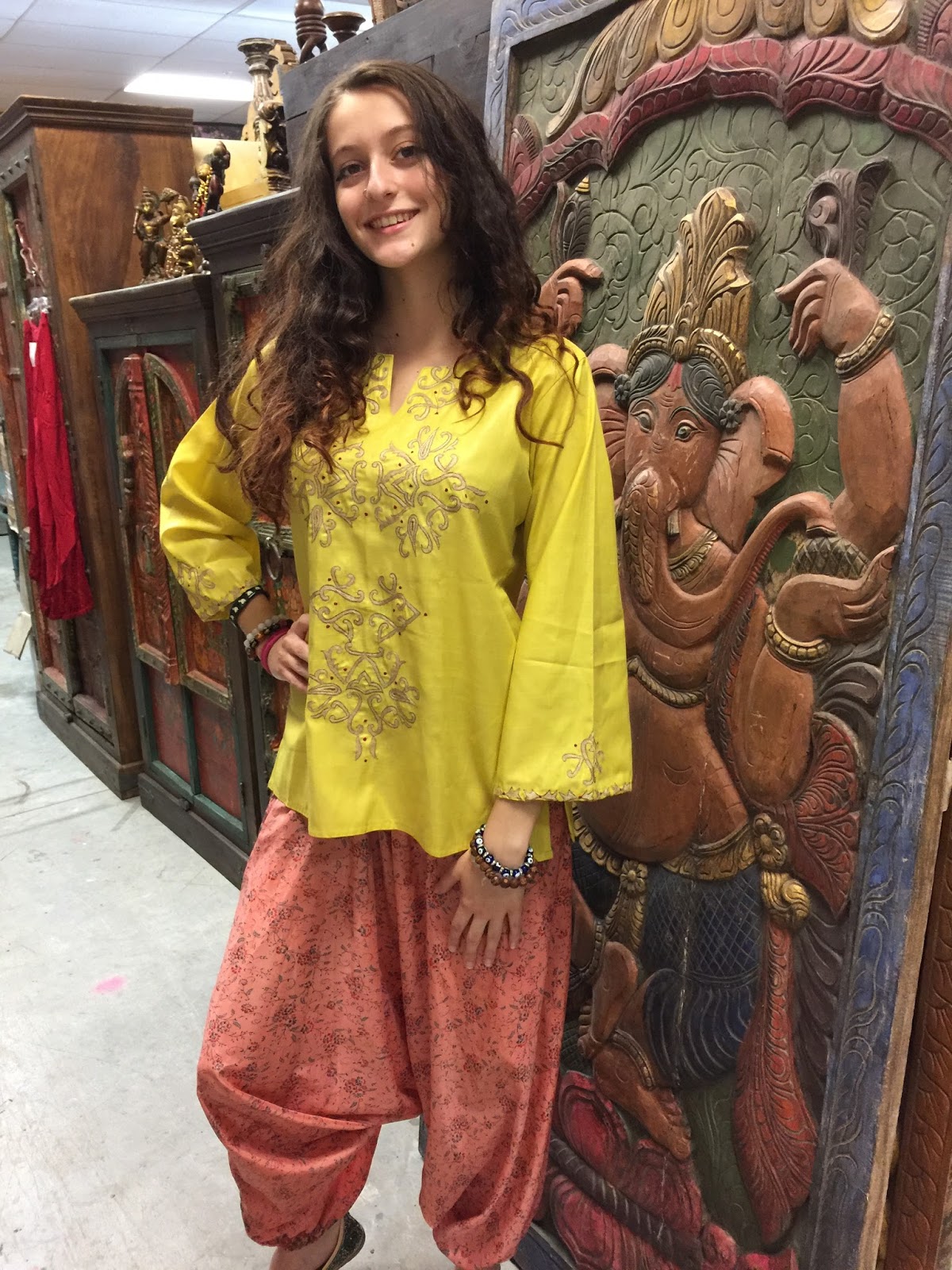 Bohemian Designer Kurti: Boho Chic Festive Fashion Summer Style Kurti Tunic