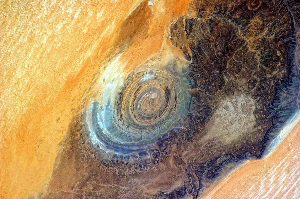 The Amazing World: The Richat Structure (Eye of the Sahara), Sahara ...
