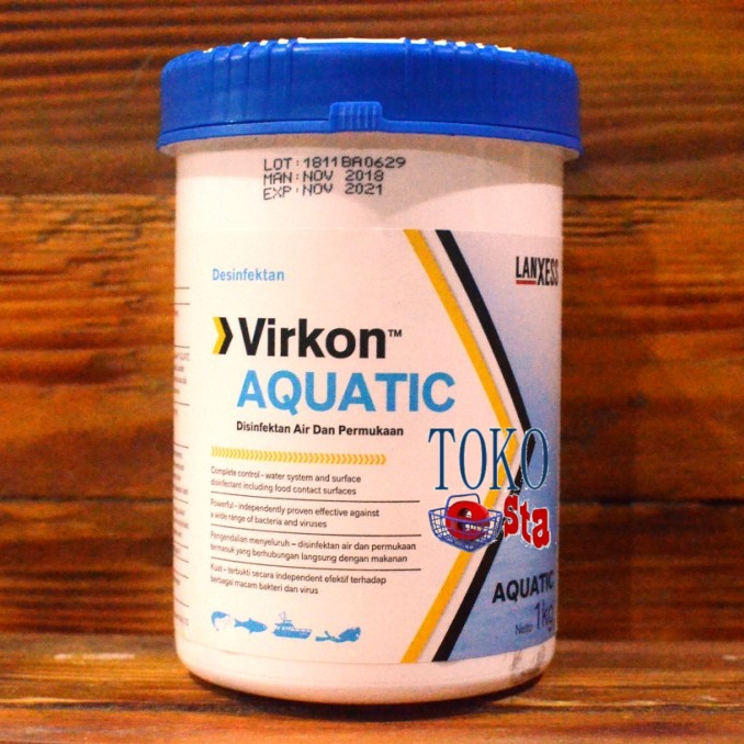 Desinfektan Virkon Aquatic 1 kg Basmi Virus Bakteri - Toko Esta | Jual Pestisida dan Alat Pest ...