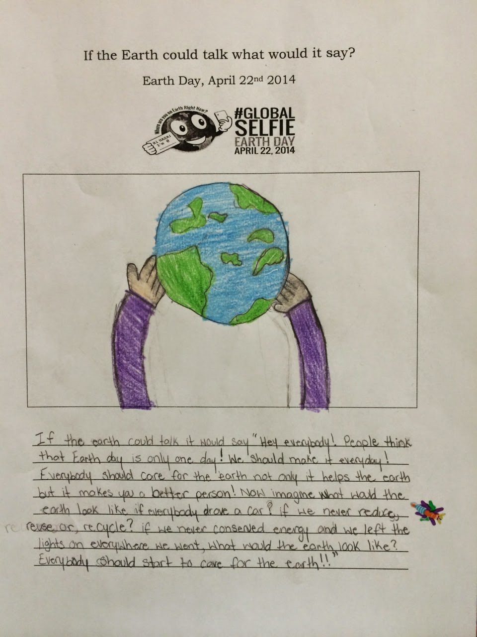 Mrs. Caluori's Classroom Blog: Earth Day - If the Earth could talk what ...