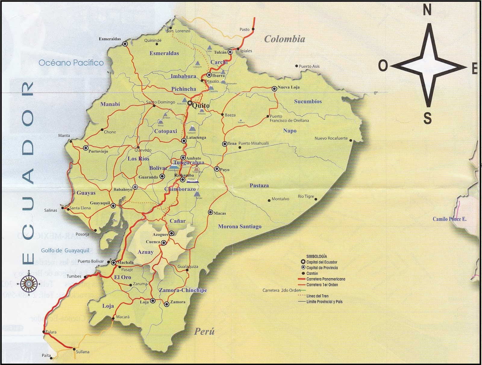 Mapas Geográficos do Equador - Fox Press™