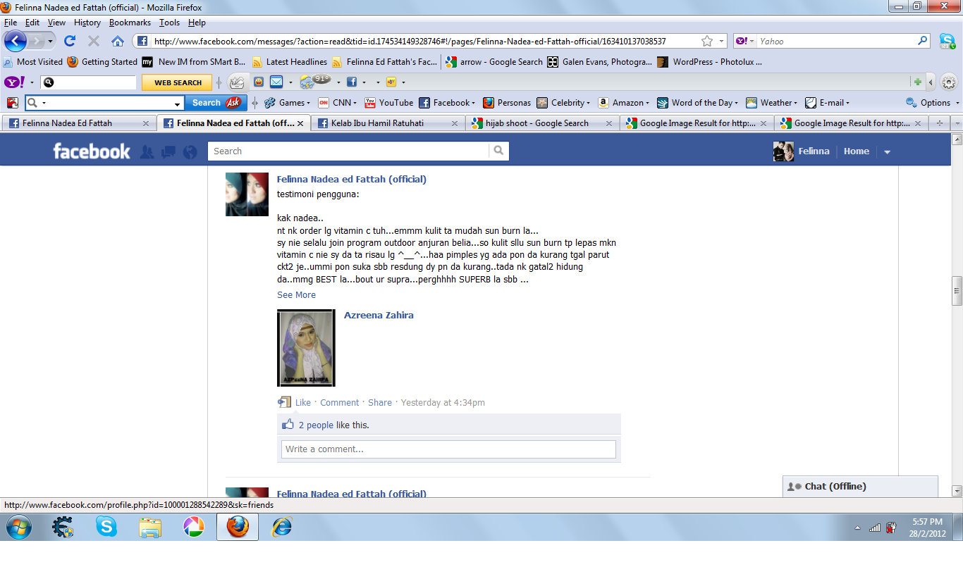 felinna nadea ed fattah.....: 14-Mar-2012