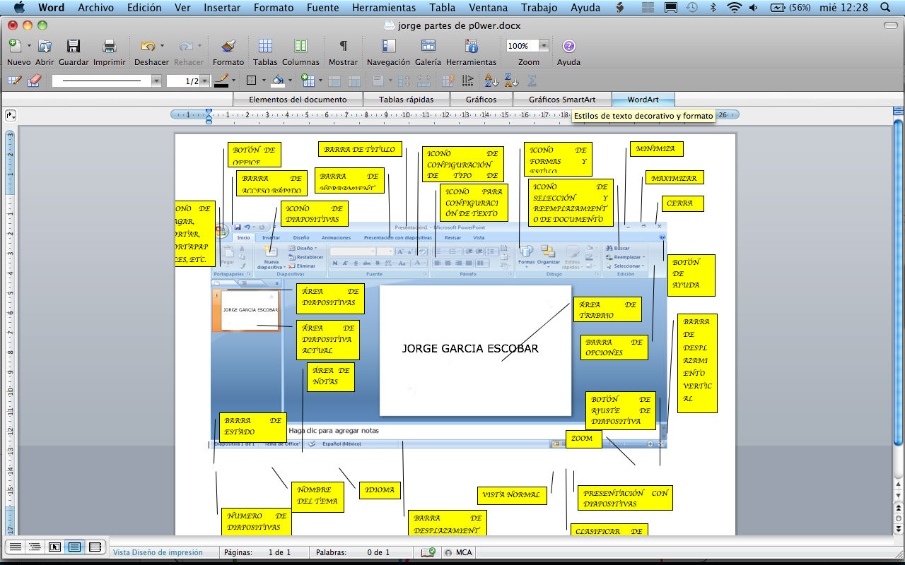 George´s blog: Partes de power point