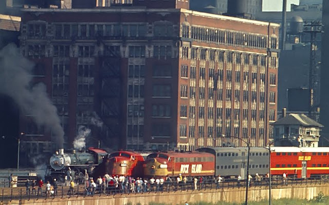 Photos of Southern Railway 4501 Visiting Chicago in June 1973 ~ Vintage ...