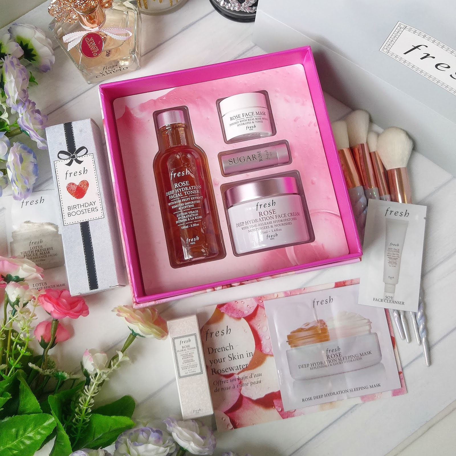 Self Care with Fresh Beauty including Black Tea Kambucha Essence and ...